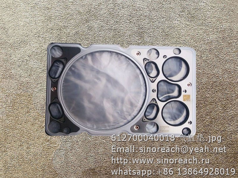 612700040018 Cylinder head gasket weichai parts – SINOREACH