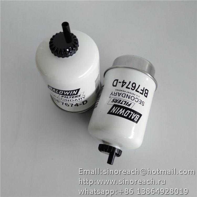 BF7674-D fuel filter, engineering machinery generator set 100-5593/138 ...